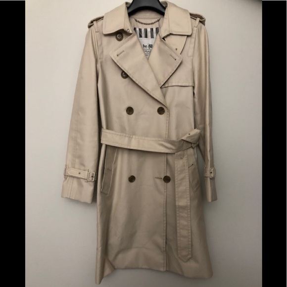 Coach | Jackets & Coats | Coach Luxury Double Breasted Trench Coat Like ...